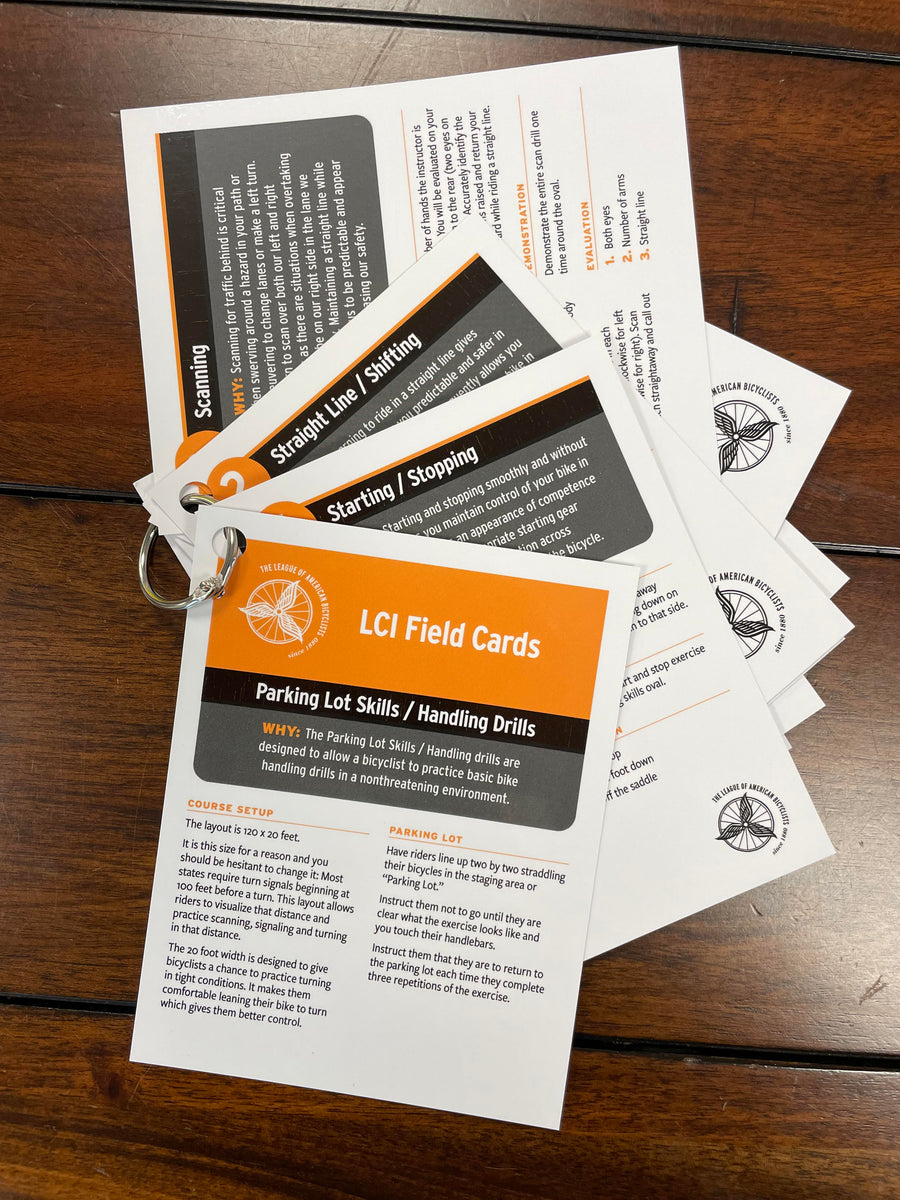 LCI Field Cards – Bike League | League of American Bicyclists