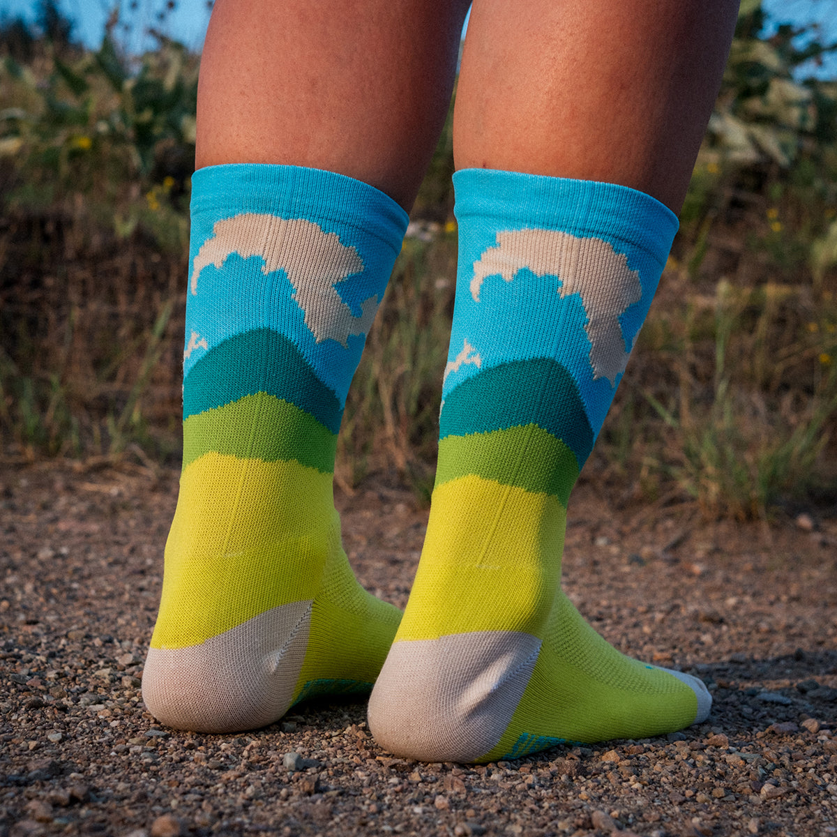 Rolling Hills Cycling Socks – Bike League | League of American Bicyclists